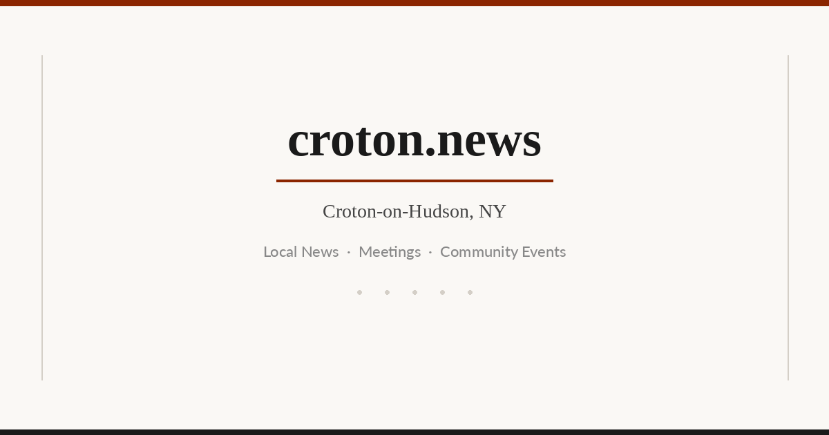 Other — 2026-06-18 — Croton-on-Hudson, NY